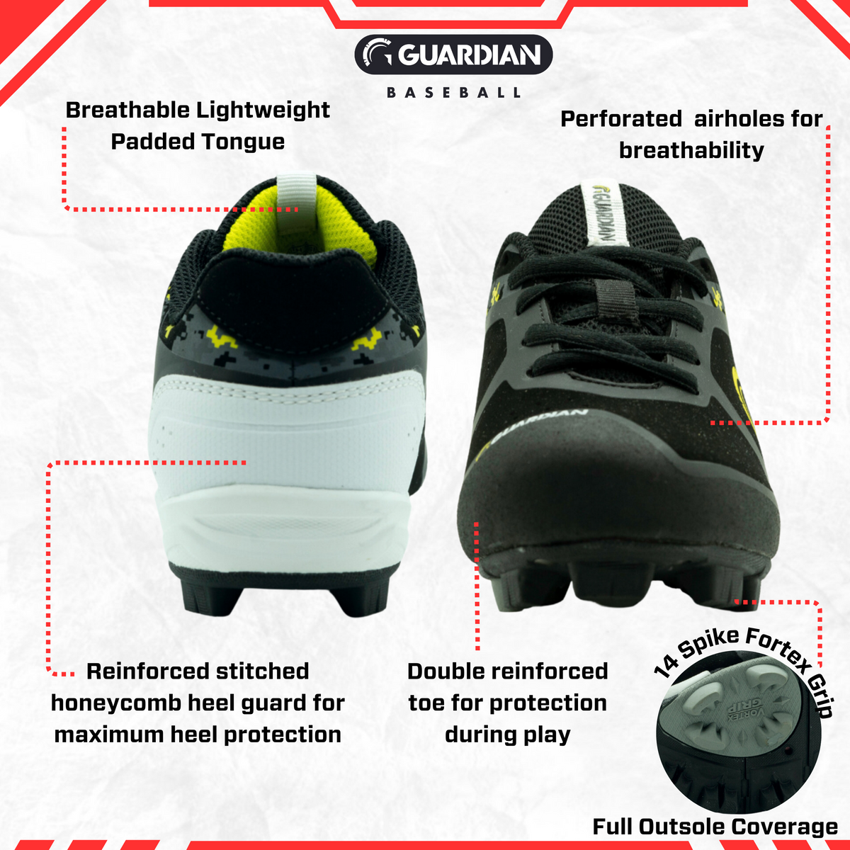 Footwear and Cleats for Baseball and Softball | Guardian Baseball